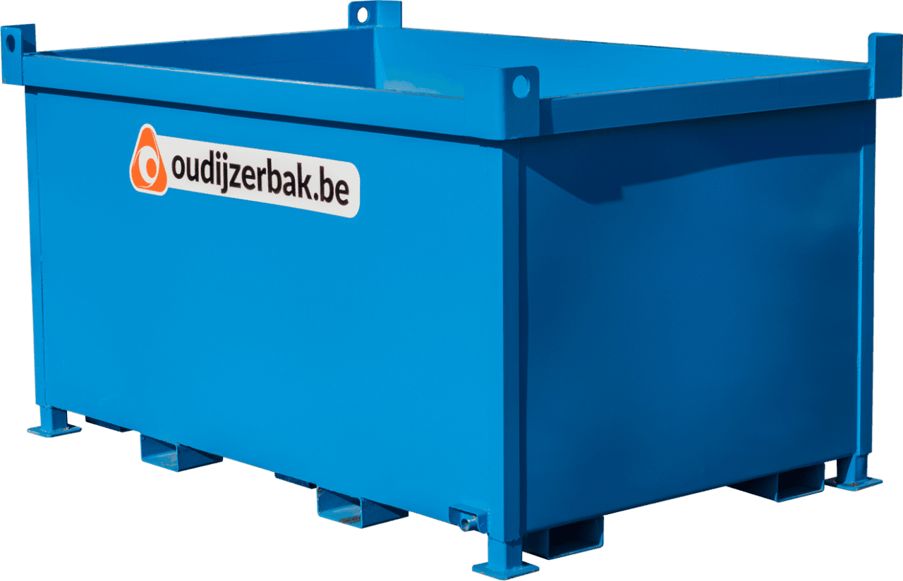 Container oud ijzer | oplossing voor bedrijven | Oudijzerbak.be